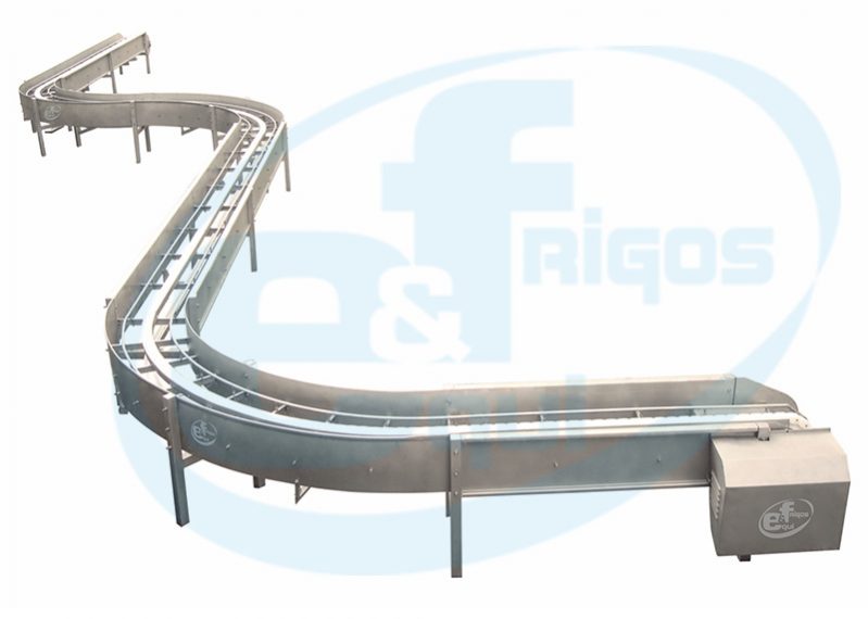 MOTORIZED HUACALS TRANSPORTER WITH PLASTIC CARDANIC CHAINS – Equifrigos